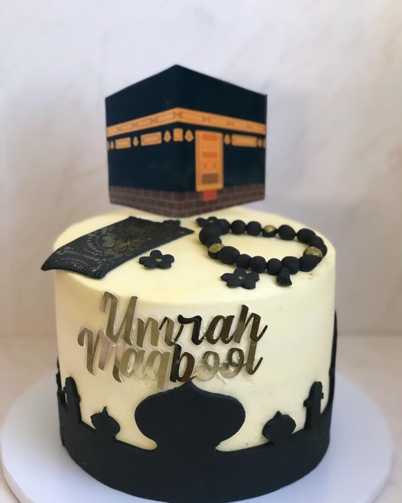 Umrah Maqbool and Mabroor Messages, Meaning, Cake, Banner