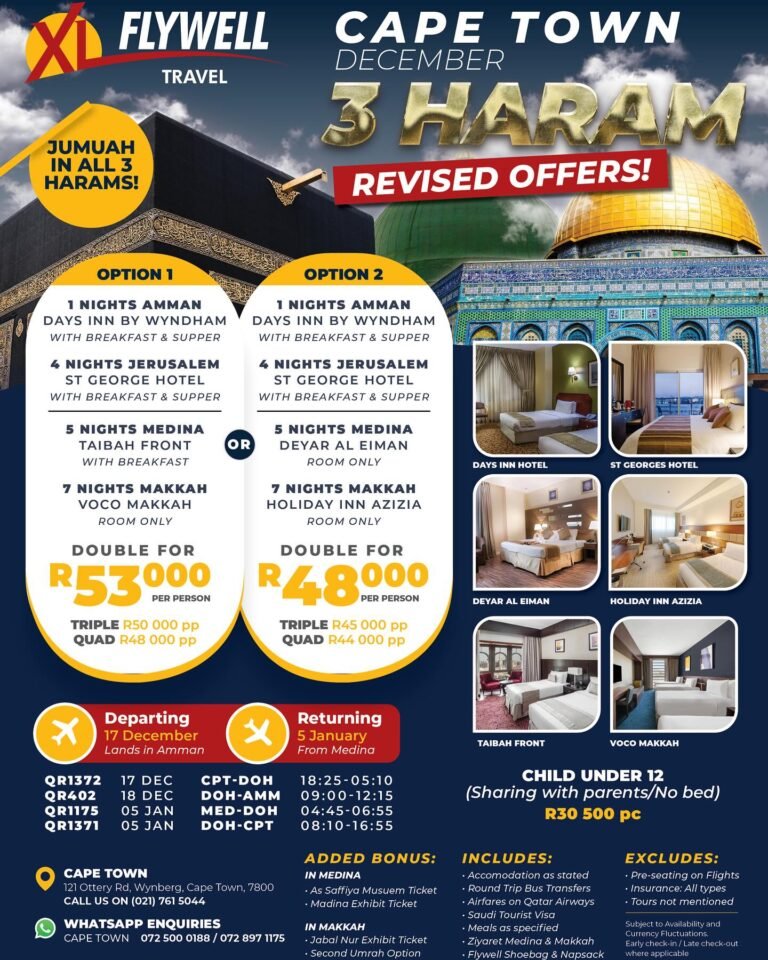 Flywell Umrah Packages 2025, Hajj 2025 Tour, Prices List