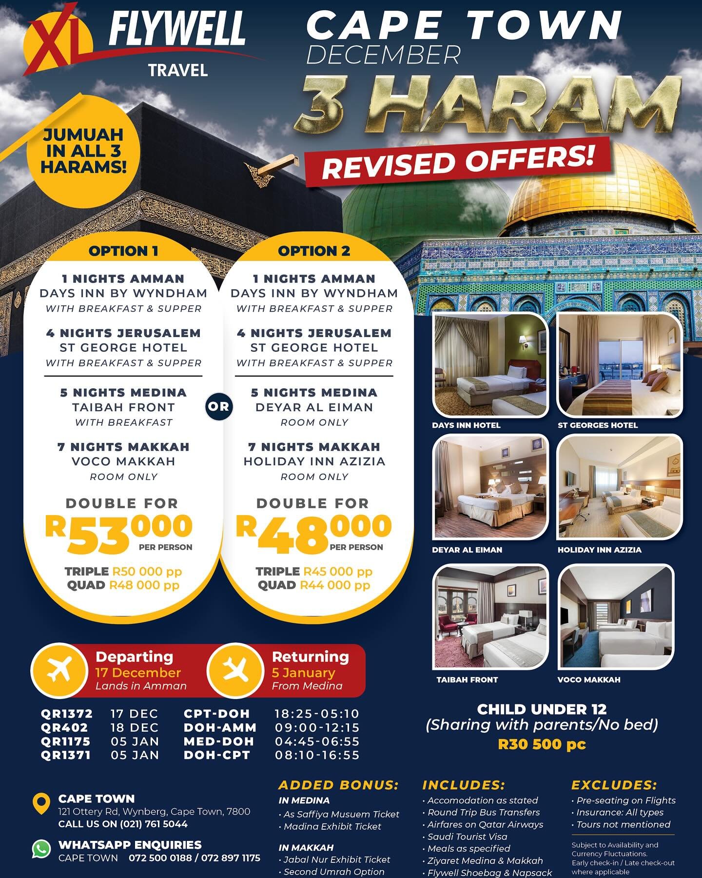 Flywell Umrah Packages 2025, Hajj 2025 Tour, Prices List
